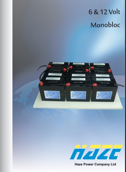 HAZE 6 & 12 Volt Monobloc AGM - HAZE Batteries